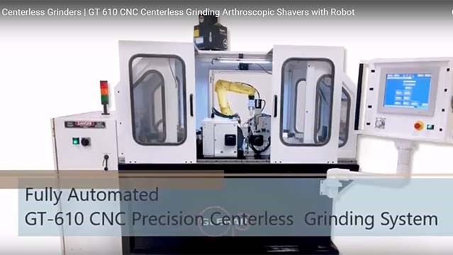 Glebar centerless grinding arthroscopic shavers with robot [Video ...
