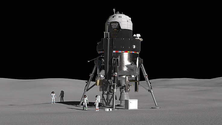 Lockheed Martin reveals new human lunar lander concept - Aerospace ...