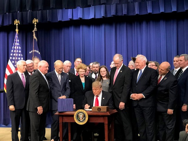 U.S. President Donald Trump signs 2018 Farm Bill into law - Greenhouse ...