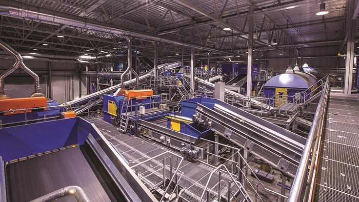 Inside the world’s first fully automated mixed waste processing ...