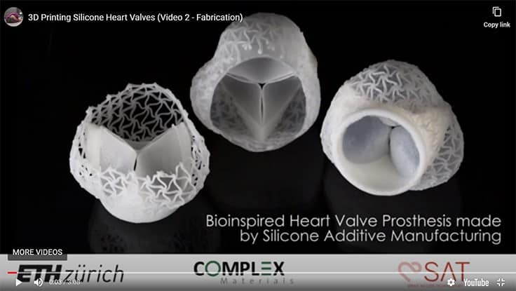 Bioinspired artificial heart valves made by silicone AM (video) - Today ...