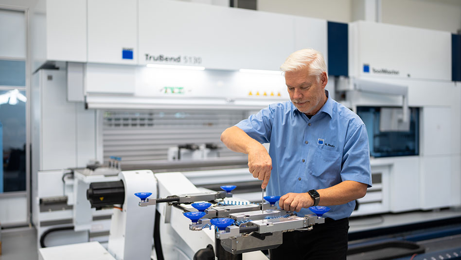TRUMPF gripper boosts productivity for automated bending processes ...