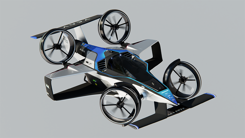 World’s first crewed flying racing car ready for the Airspeeder Racing ...