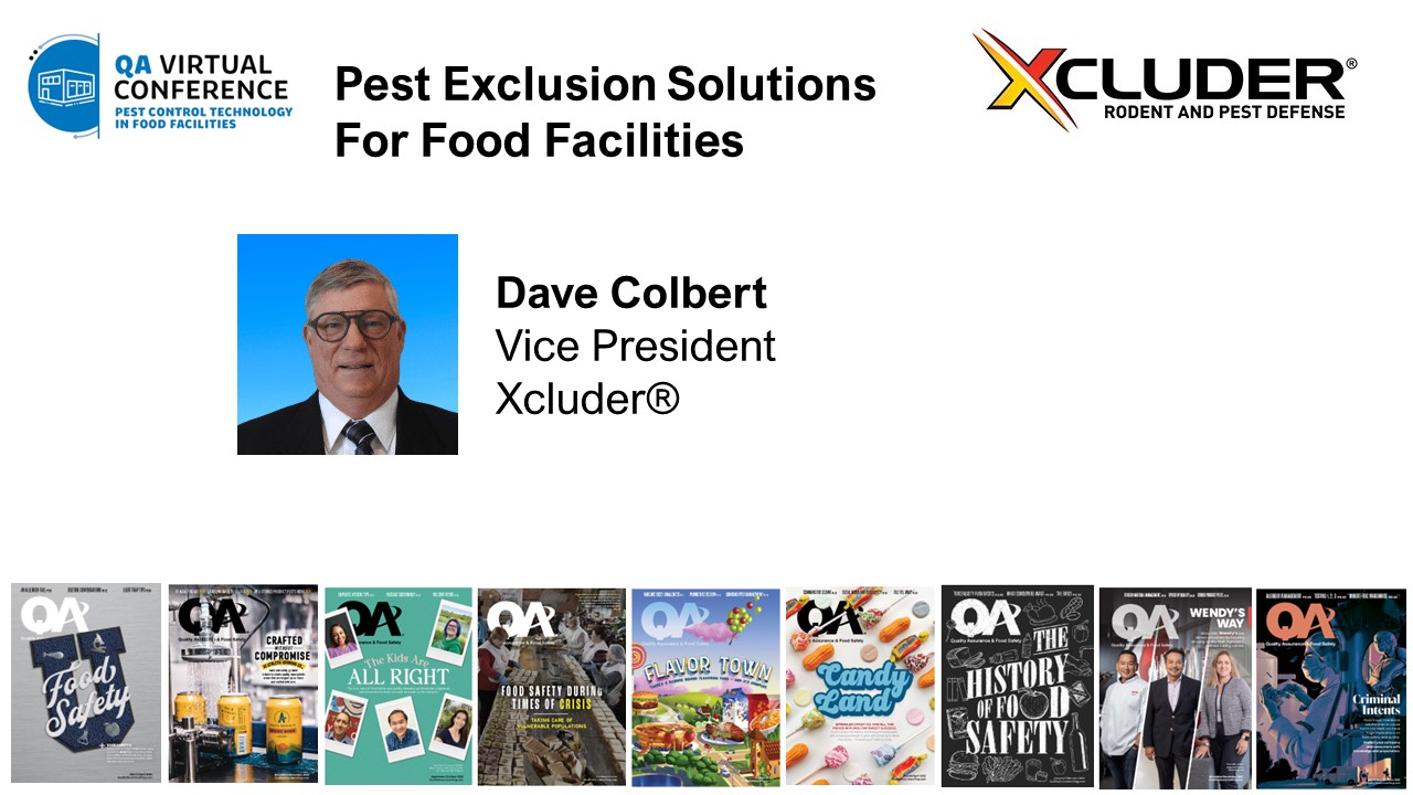 Pest Exclusion Solutions For Food Facilities - Quality Assurance & Food ...