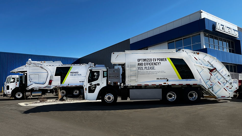 EV collection trucks take the stage at WasteExpo - Recycling Today