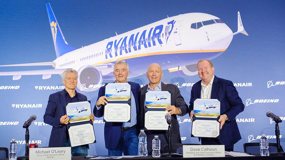 Ryanair orders up to 300 Boeing 737 MAX jets - Aerospace Manufacturing ...