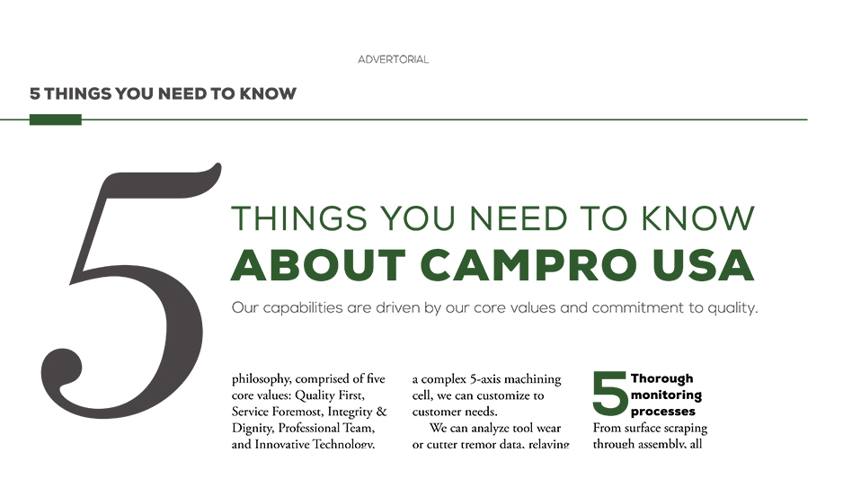 5 things you need to know about Campro USA - Aerospace Manufacturing ...