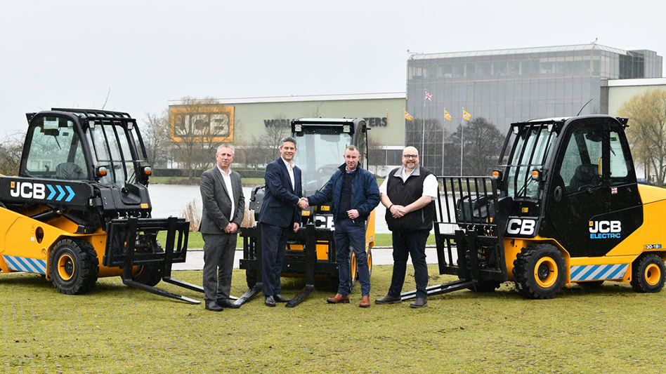 JCB lands electric-charged contract with EMR - Recycling Today