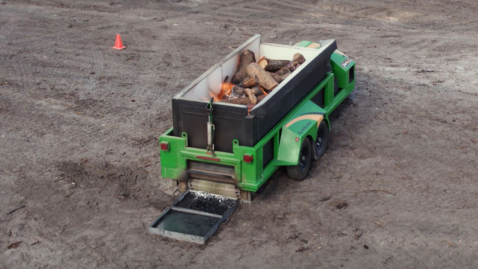 Air Burner introduces mobile biochar production system - Construction ...