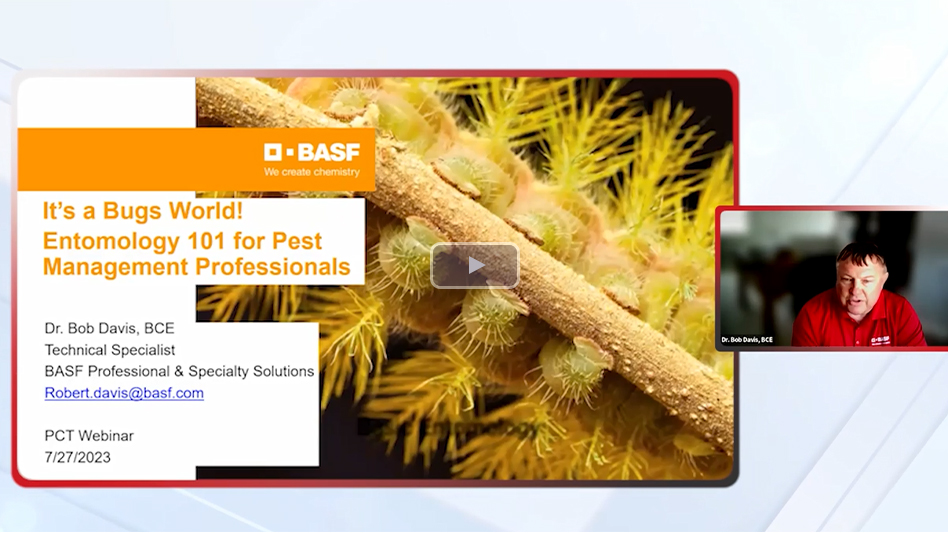 Webinar: Entomology 101 — It's a Bug's Life - Pest Control Technology