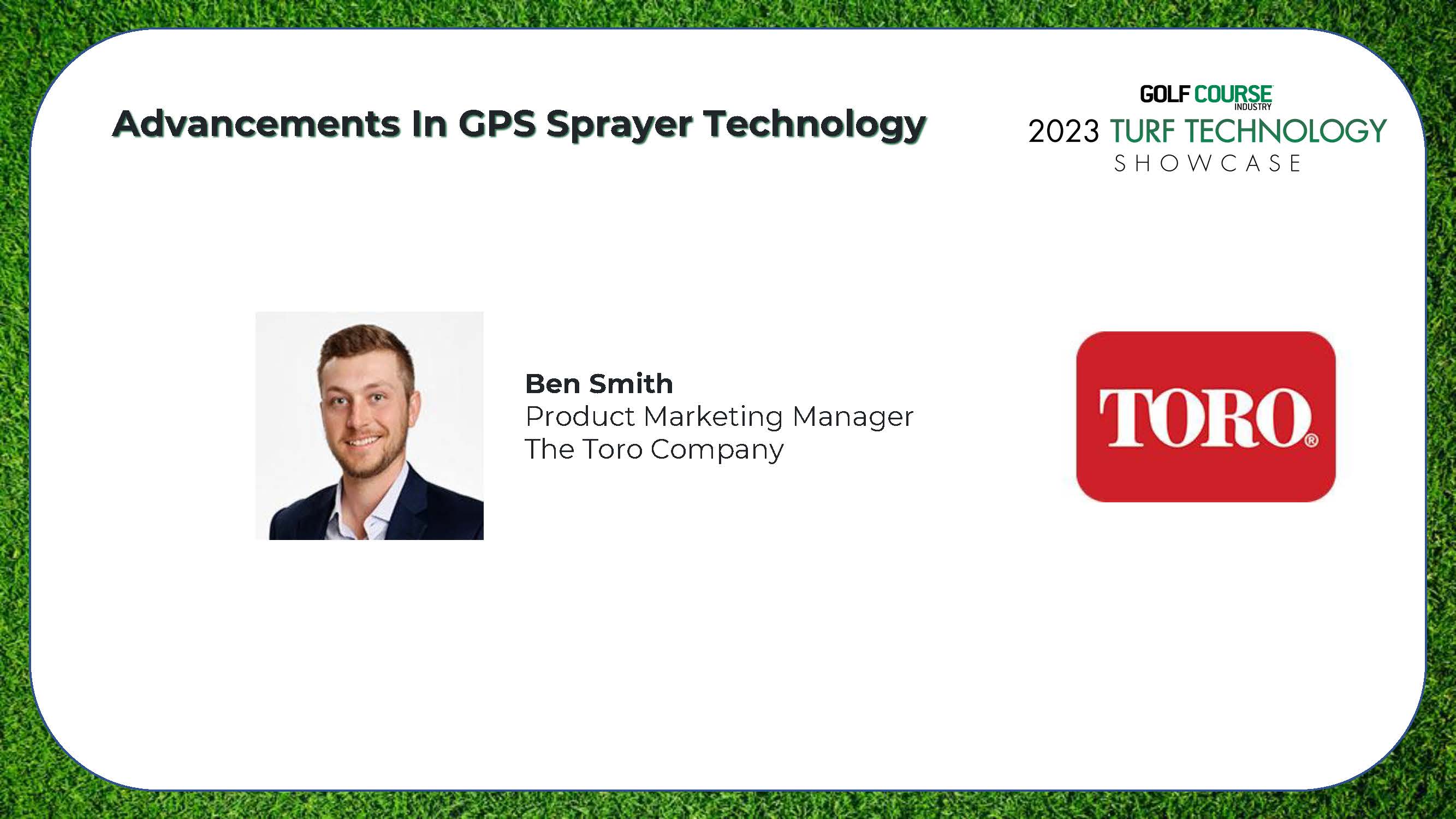 2023 Turf Technology Showcase: GPS spraying - Golf Course Industry