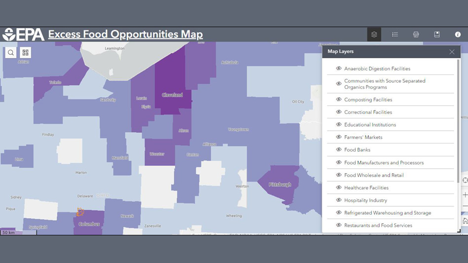 EPA updates Excess Food Opportunities Map - Waste Today