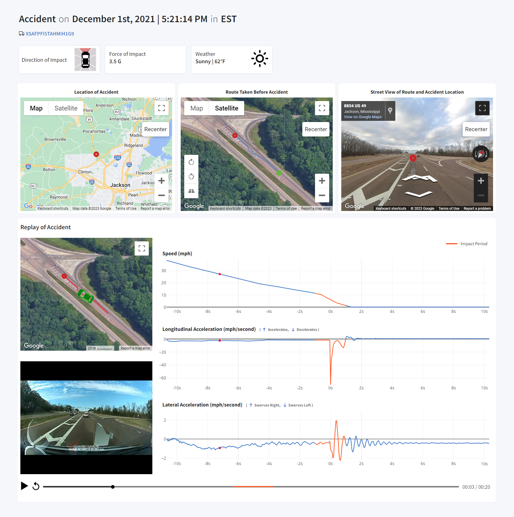 Azuga Unveils Telematics Driven Collision Reconstruction Solution