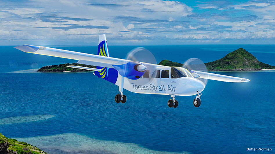 Australian air charter operator orders 10 Britten-Norman Islander ...