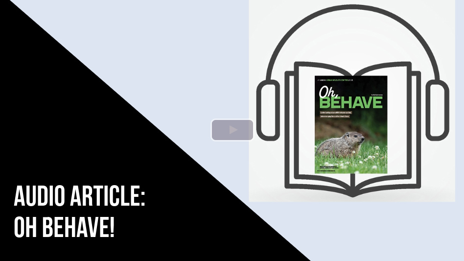 Audio Article: Oh, Behave - Pest Control Technology