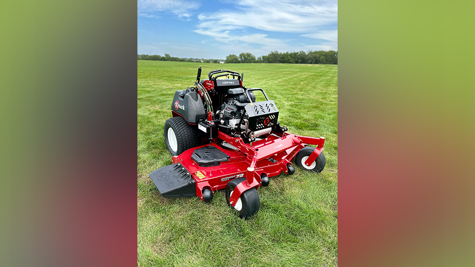 Exmark introduces Vertex X-Series, E-Series stand-on mowers for 2024 ...