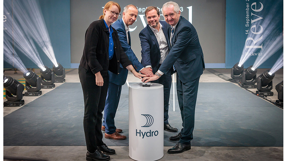 Hydro inaugurates recycled-content billet line - Recycling Today
