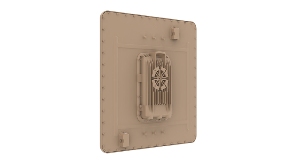 Cambium Networks' PTP 700 Beam Steering outdoor unit (ODU) with an ...