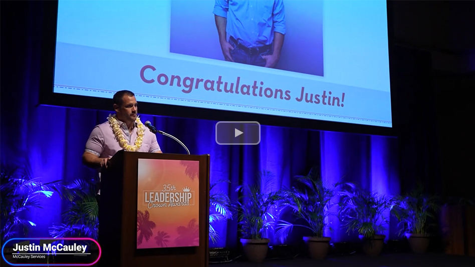 2023 Crown Leadership Award Winner Justin McCauley - Pest Control ...