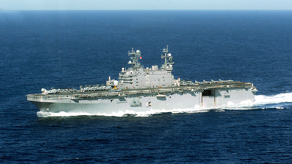 Navy christening amphibious assault ship Bougainville - Defense and ...