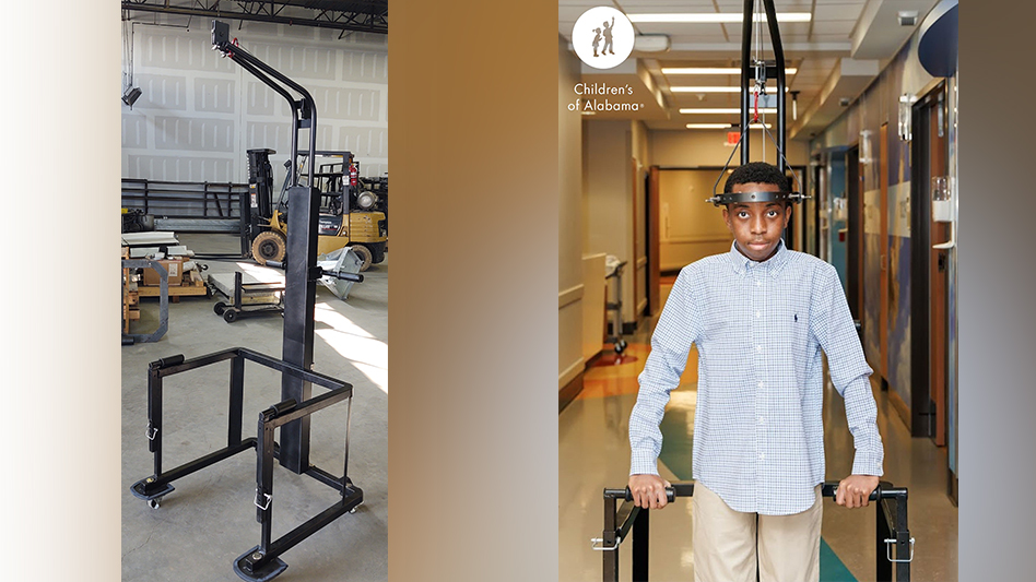 UAB engineering students develop halo traction walker - Today's Medical ...