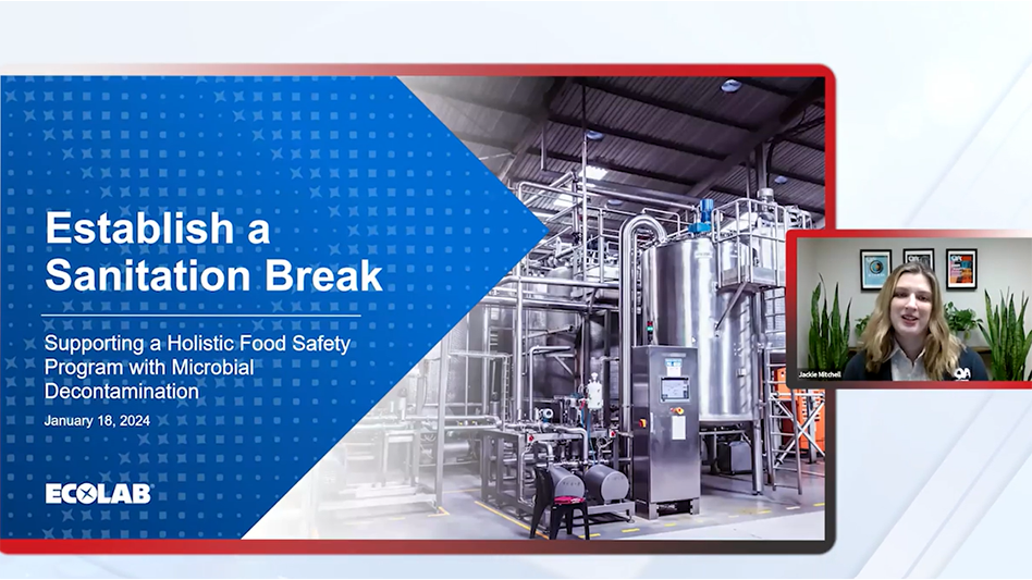 Establish a Sanitation Break: Supporting a Holistic Food Safety Program ...