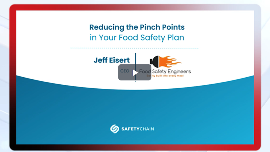 Removing the Pinch Points in Your Food Safety Plan - Quality Assurance ...