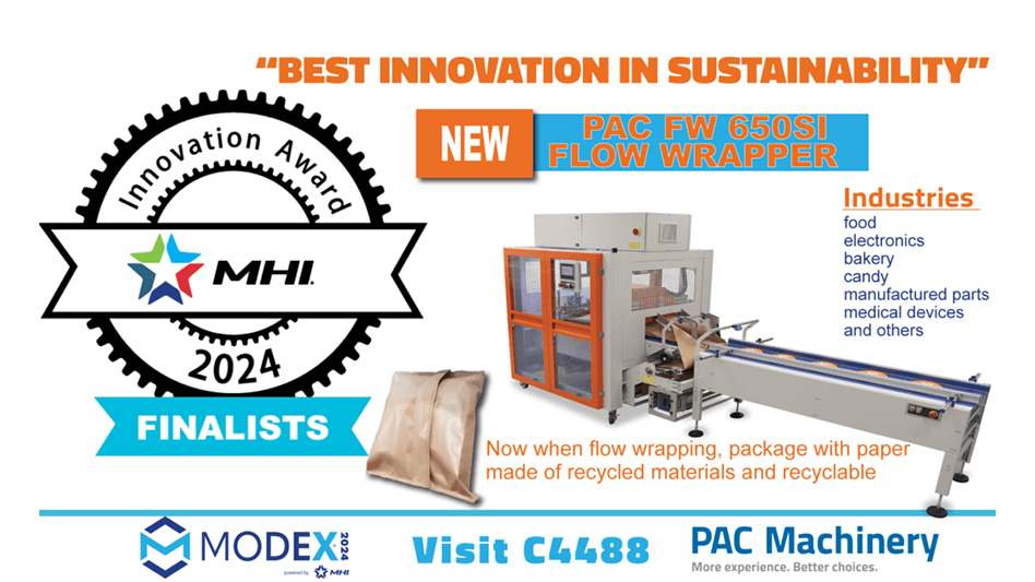 PAC Machinery offers fiber-based product wrap system - Recycling Today