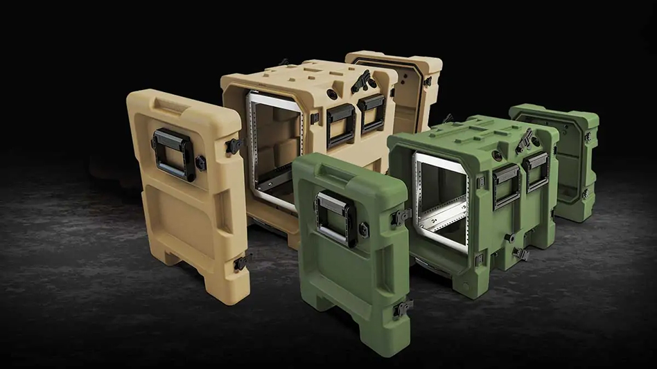 Gemstar Manufacturing's RoboRack Half-Rack Mount Cases - Defense and Munitions