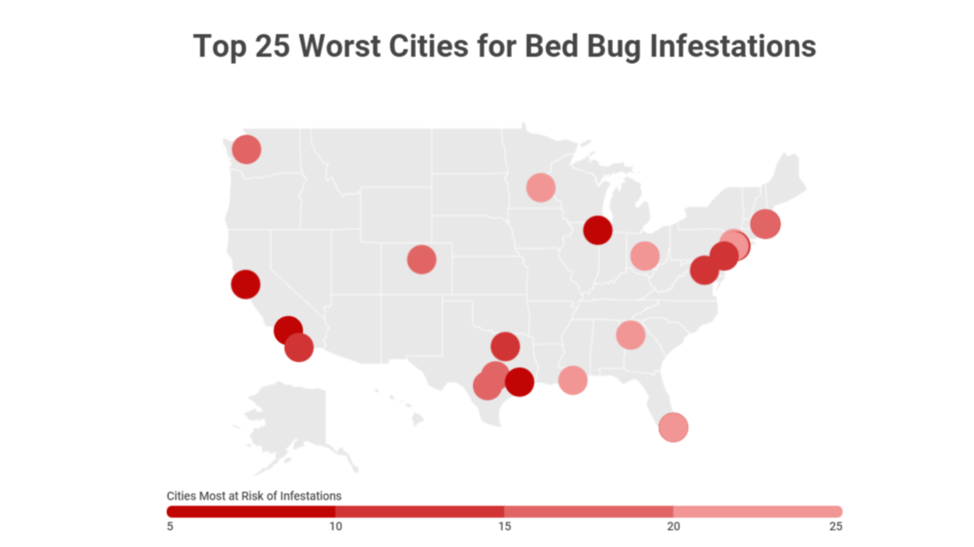 Pest Gnome Reports 2024’s Worst Cities for Bed Bug Infestations - Pest ...