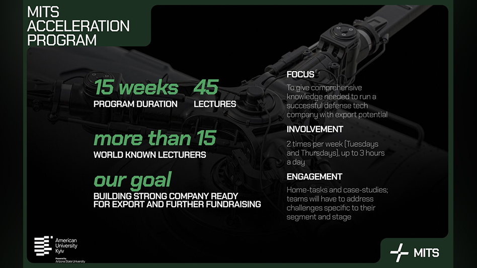 MITS, American University Kyiv kick-off Ukraine's first defense technology acceleration program ...