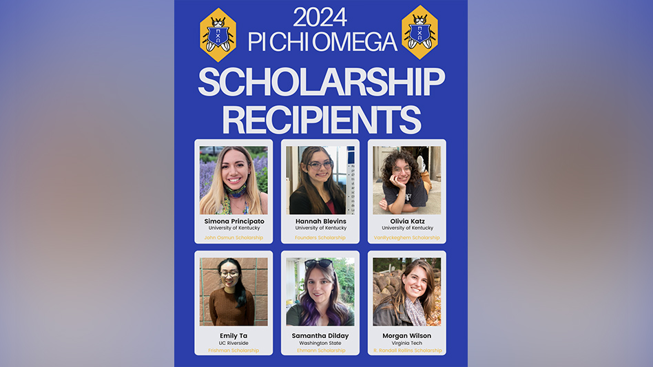 Pi Chi Omega Awards Six Scholarships to Students Pursuing Studies in ...