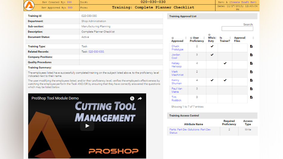 ProShop ERP Digital Ecosystem - Aerospace Manufacturing and Design