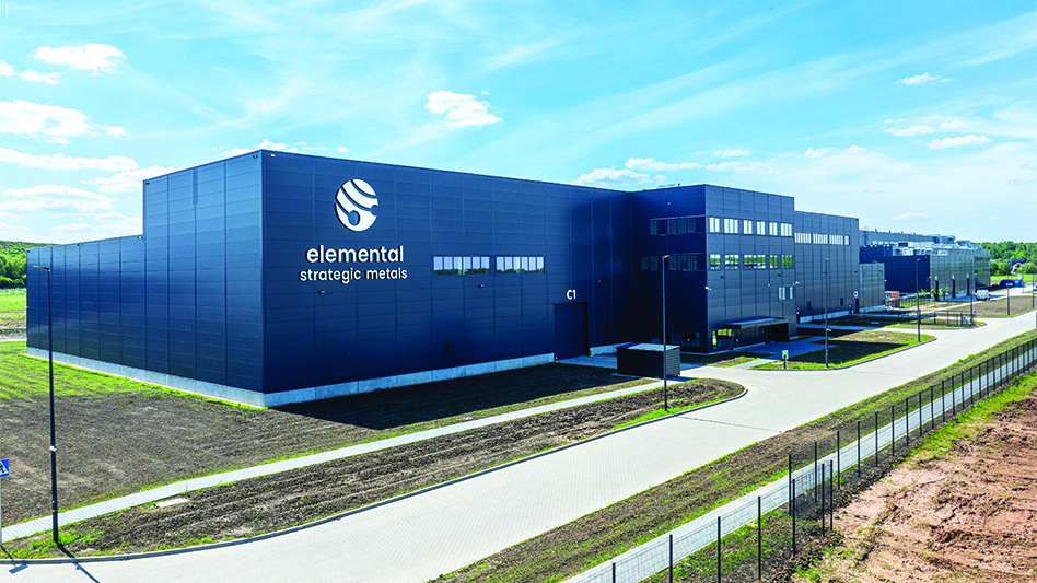 Elemental Group opens LIB recycling facility in Poland - Recycling Today