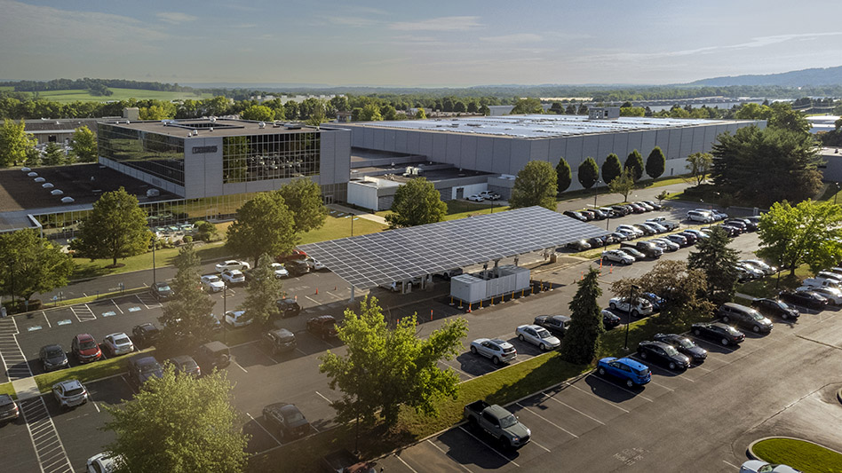 Phoenix Contact unveils new EV solar carport - EV Design & Manufacturing