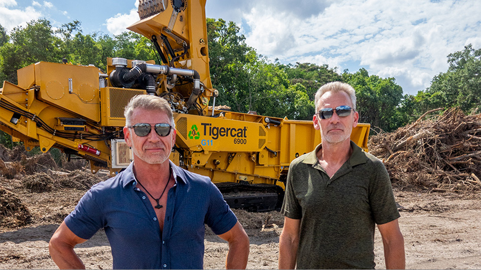 Tigercat grinders tackle mulch production - Construction & Demolition ...