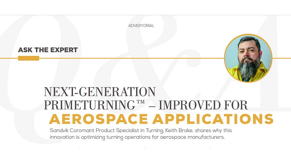Next-generation PrimeTurning™ – improved for aerospace applications ...